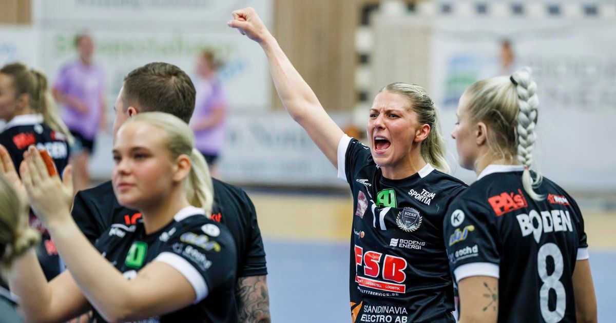 Boden handboll spelar i Ystad - Boden Handboll