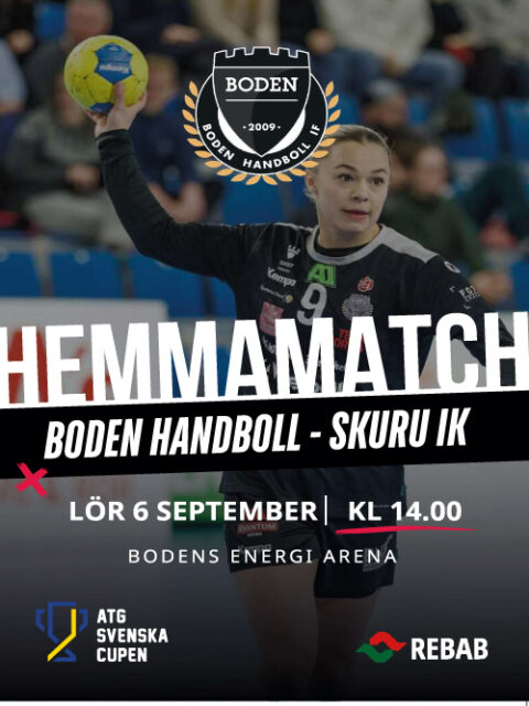 Hemmamatch mot Skuru - Boden Handboll